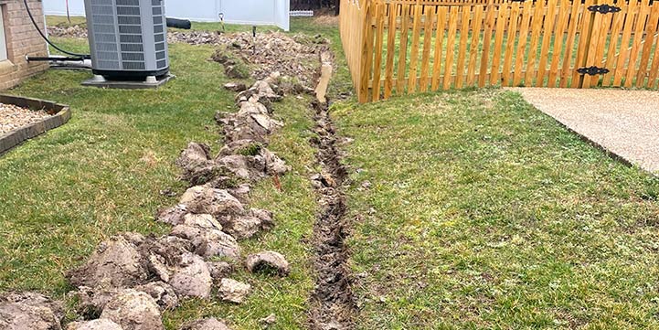 Drainage System in Midlothian, VA